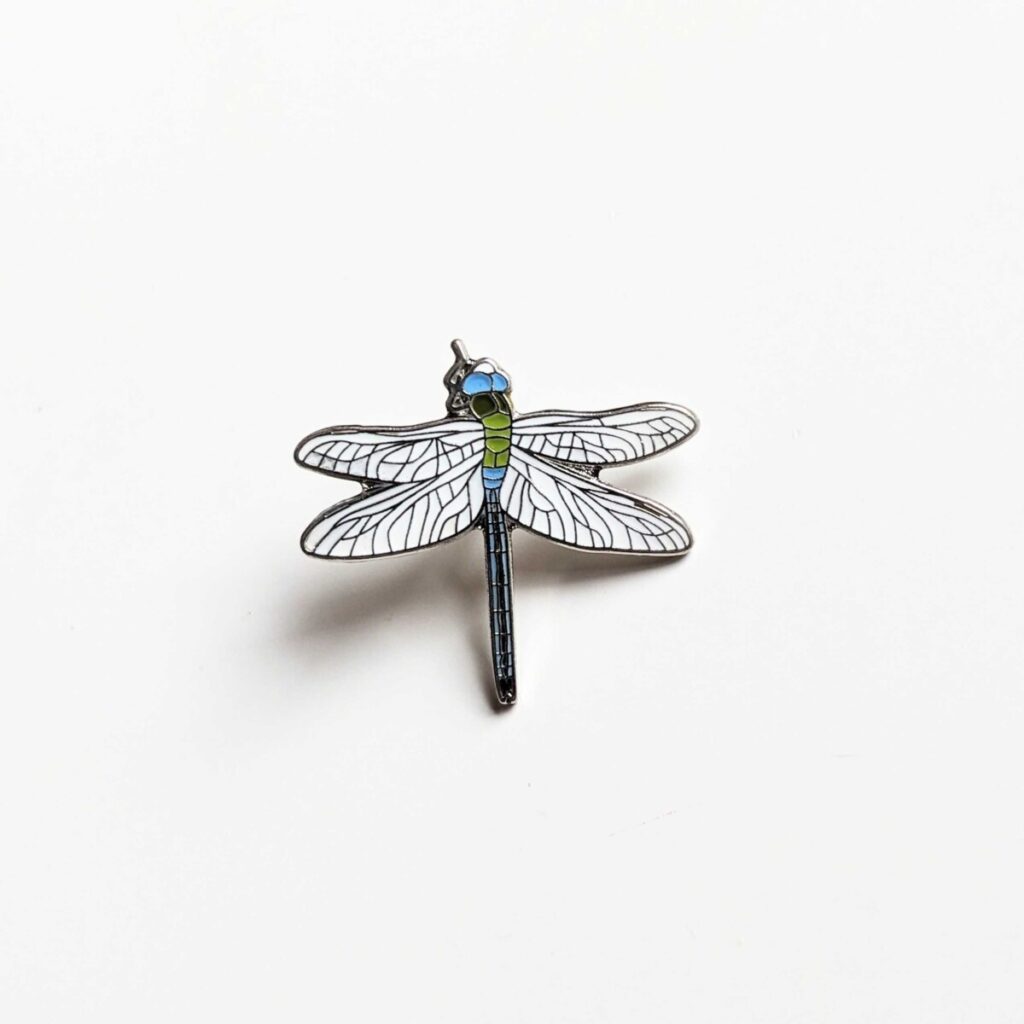 Emperor Dragonfly Pin Badge - British Dragonfly Society
